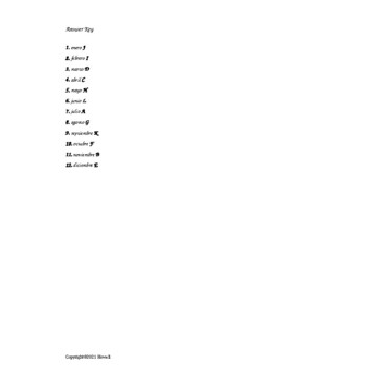 Printable Spanish Months