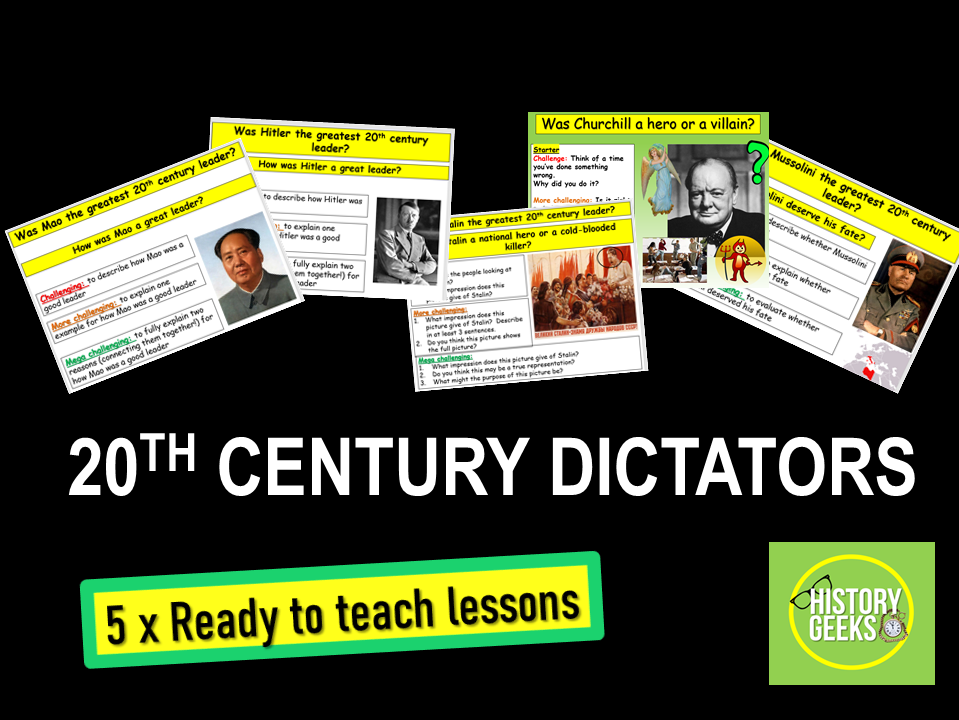 20th Century Dictators / leaders | Teaching Resources