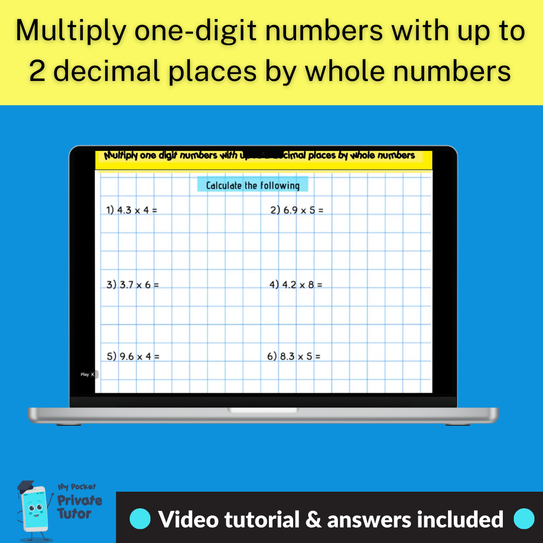 Multiply numbers with up to 2 decimal places by whole numbers ...