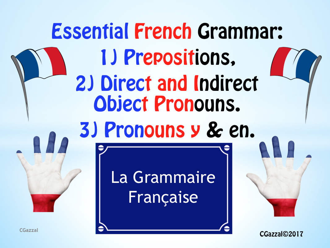Essential French Grammar Pack 2 Teaching Resources