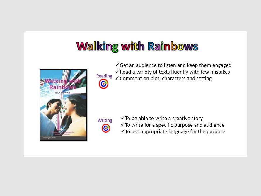 Low Ability Class Reader Walking with Rainbows | Teaching Resources