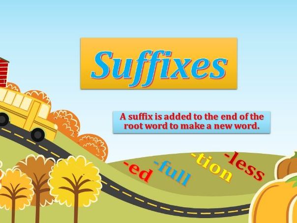 **Super Suffixes: Happy Endings** | Teaching Resources