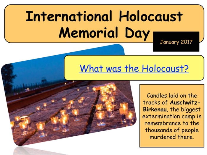 Holocaust Memorial Assembly | Teaching Resources