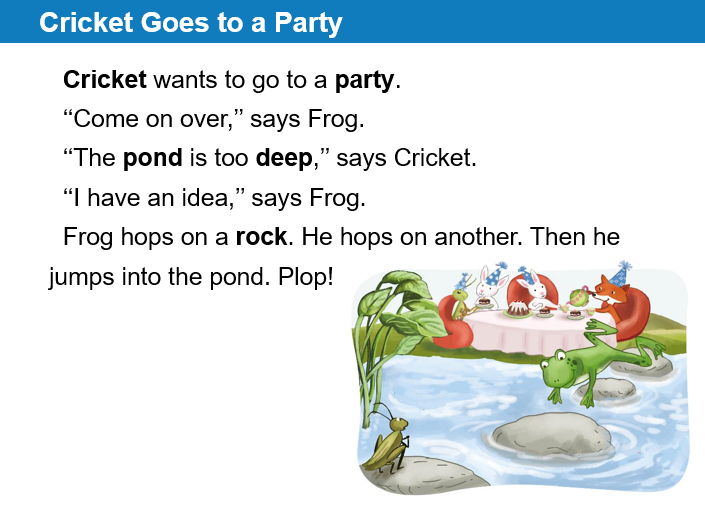 Cricket Goes to a Party | Reading Comprehension Lesson | Grade 2 and 3 ...