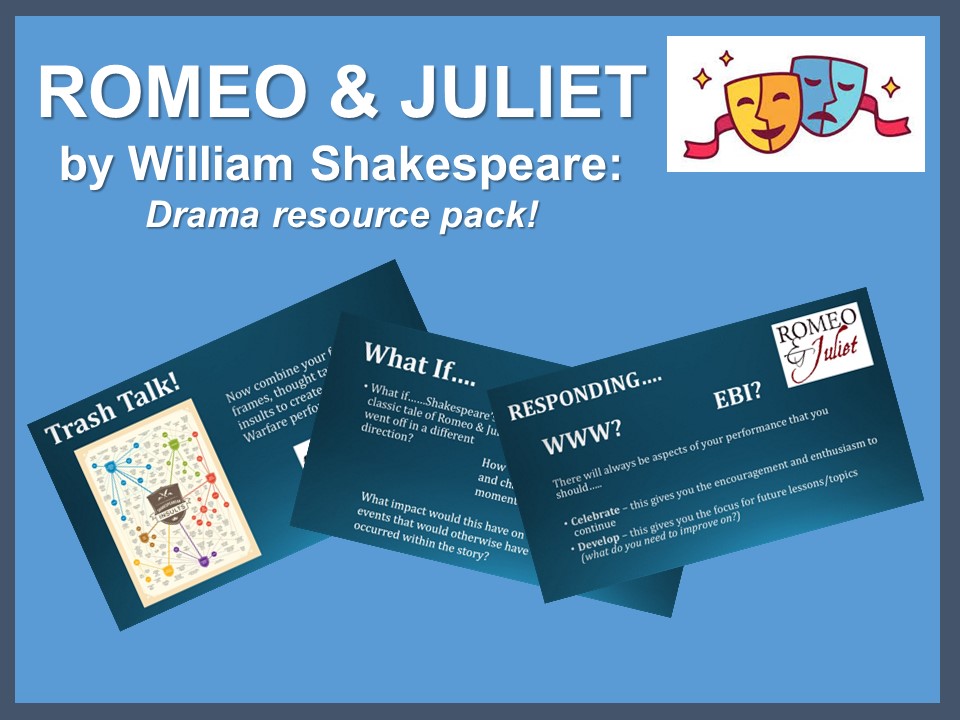 Shakespeare DRAMA Bundle: Romeo & Juliet, Macbeth and Twelfth Night ...