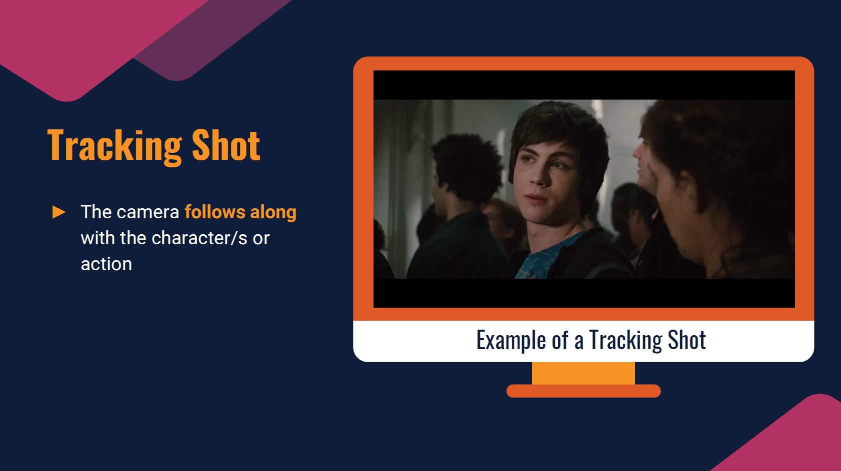 Percy Jackson – Camera Movements Cinematic Film Techniques | Teaching ...