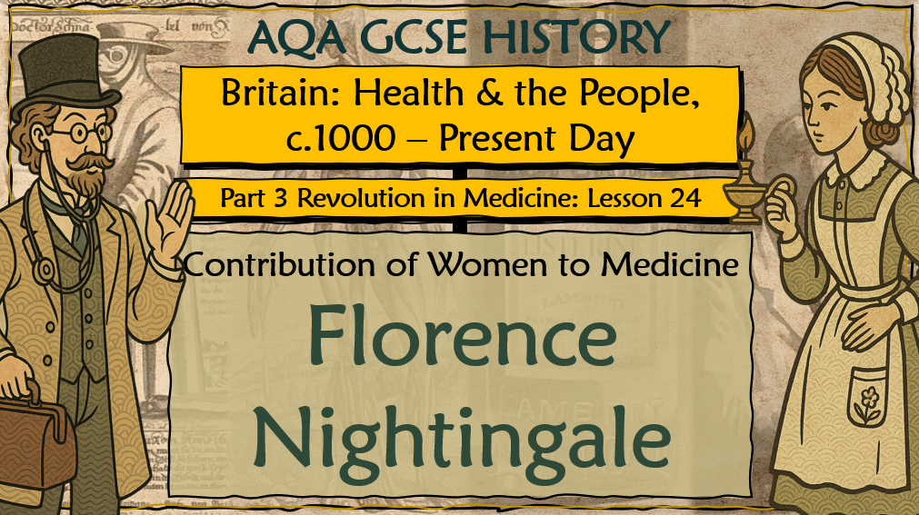 Florence Nightingale Nursing & Hospital Care - AQA - GCSE History ...