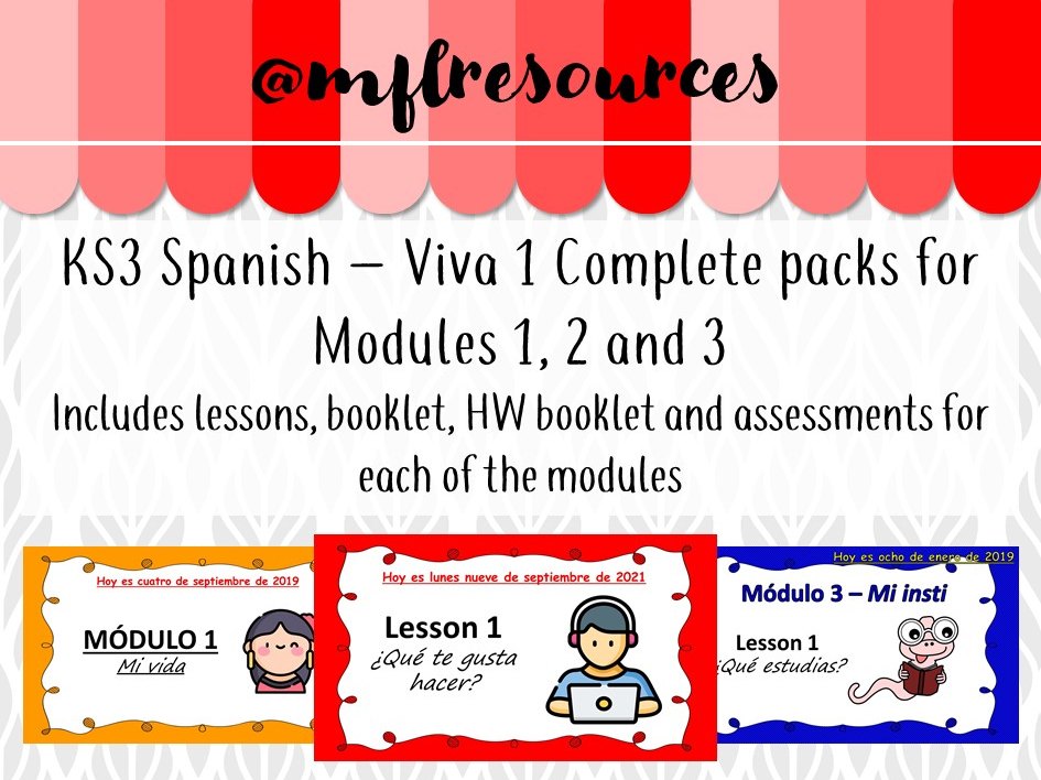 Whole-school Spanish resources: school, education and the world of work