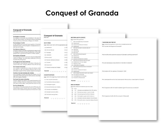 Conquest of Granada | Teaching Resources