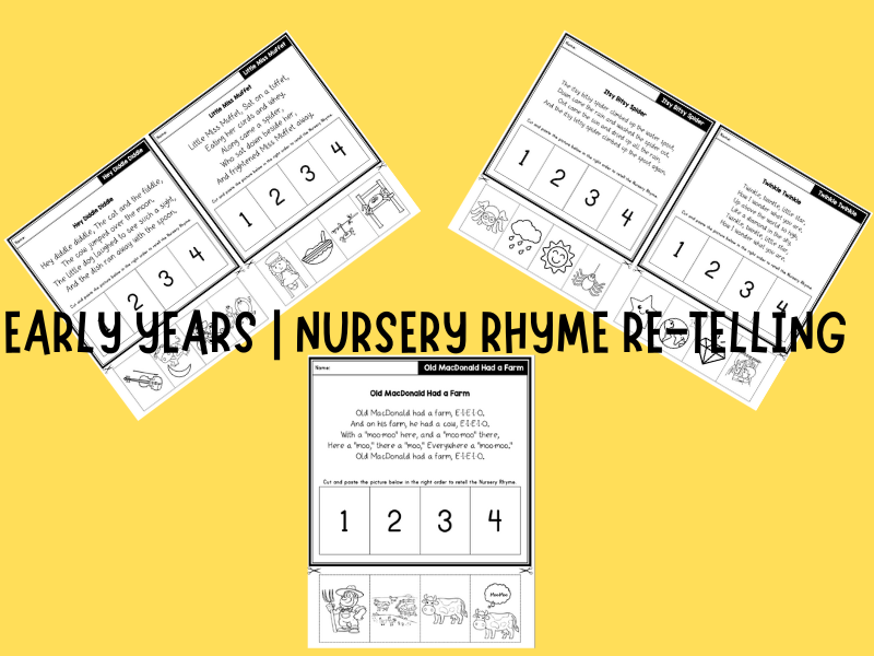 EARLY YEARS | NURSERY RHYME RE-TELLING | Teaching Resources