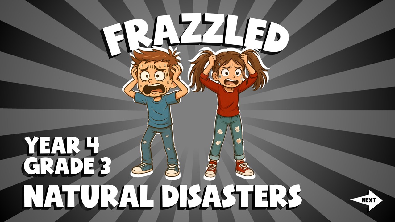 Natural Disasters FRAZZLED Science Game | No-Prep Year 4 Review ...