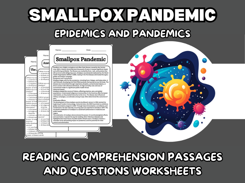 Smallpox Pandemic - Epidemics and Pandemics Reading Comprehension ...