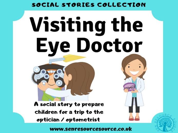 Visiting the Eye Doctor Social Story | Teaching Resources