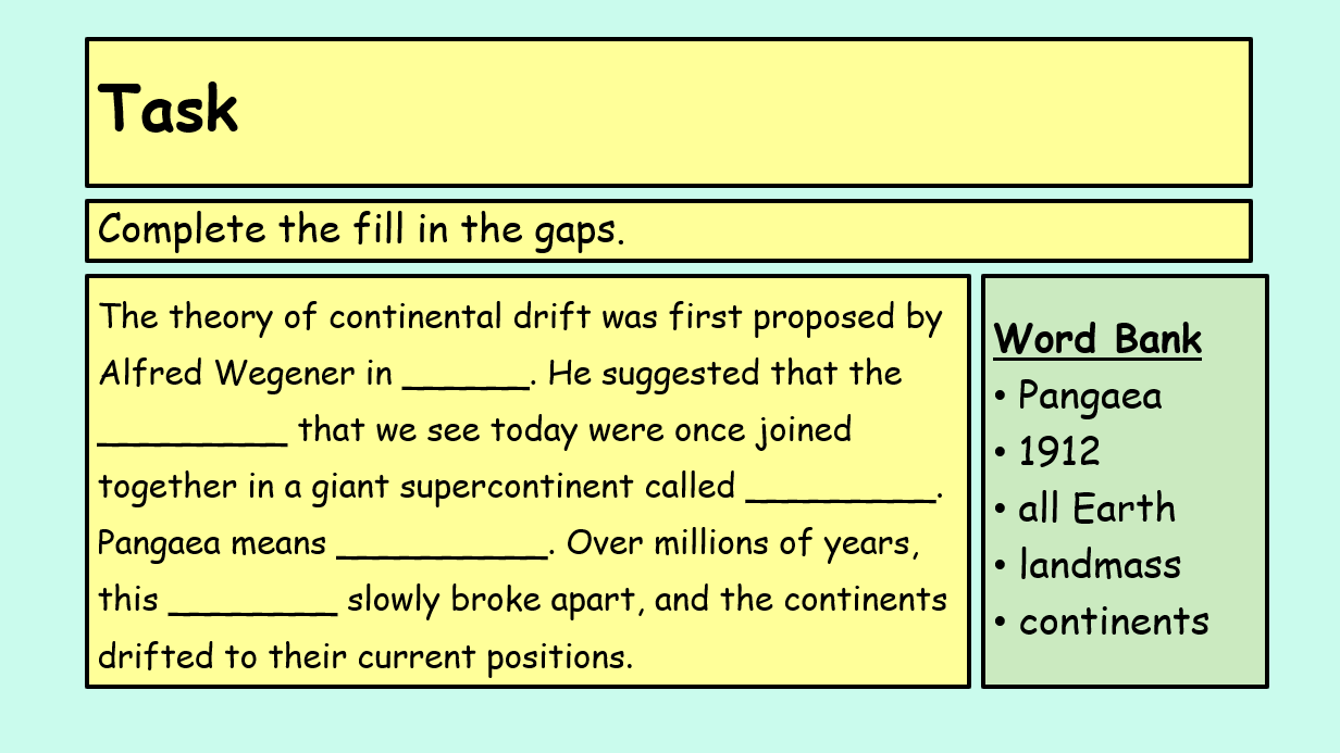 What is the evidence for continental drift? (Lesson 2) | Teaching Resources