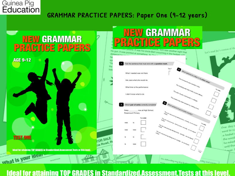 Practise SATS SPAG Grammar Tests (Pack 1) 9-12 years | Teaching Resources