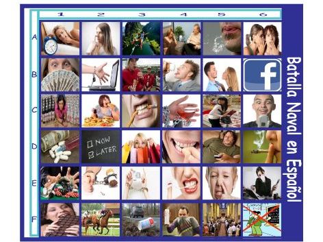 Bad Habits and Addictions 6 Spanish Photo Game Bundle | Teaching Resources