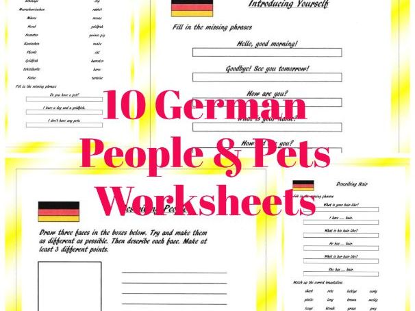 KS3 French, German and Spanish Worksheets | Teaching Resources