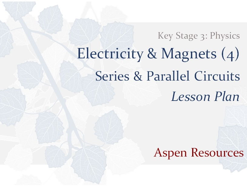 Secondary energy and electricity resources