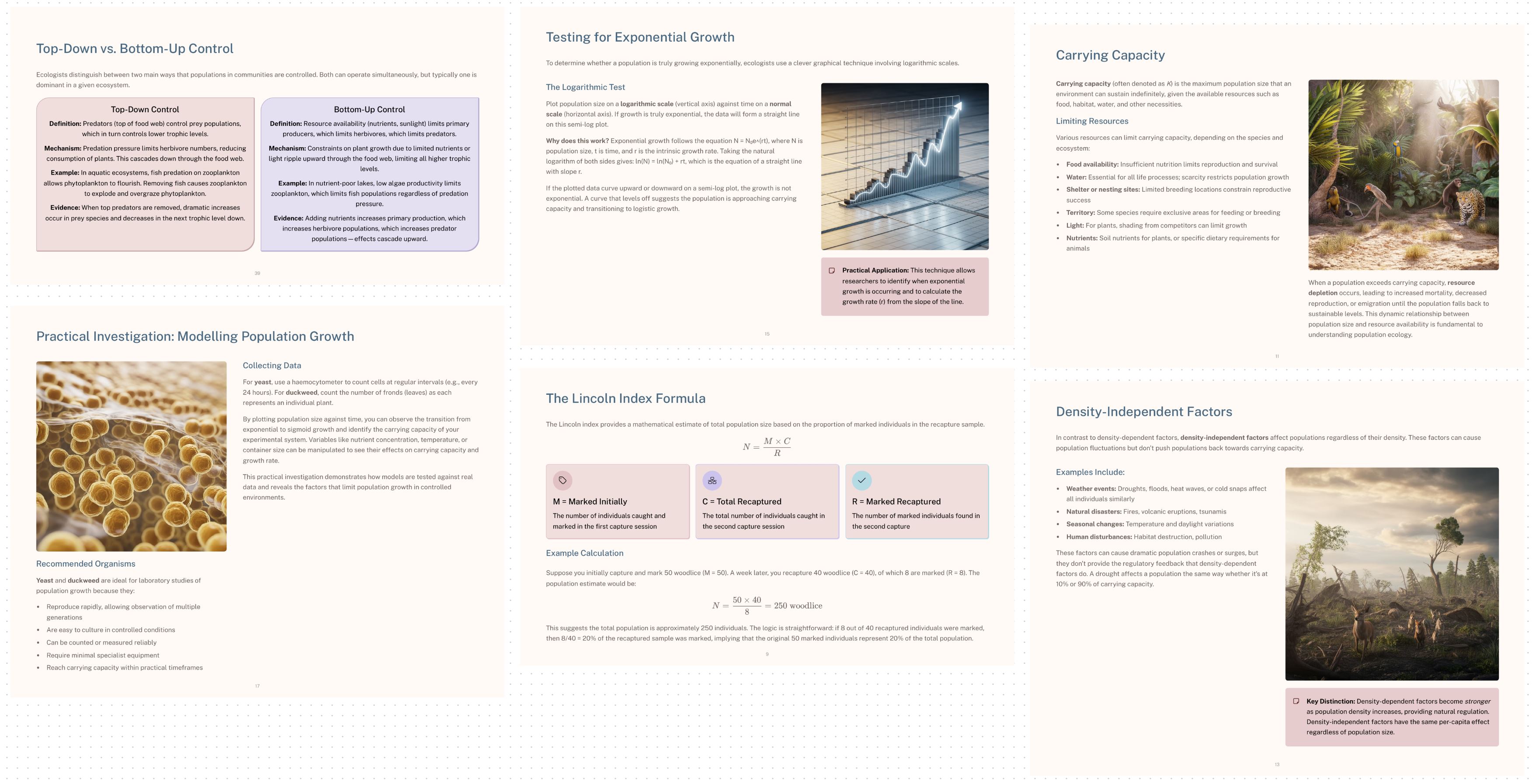 IB DP Biology C4.1 Populations & Communities Teaching Notes ...