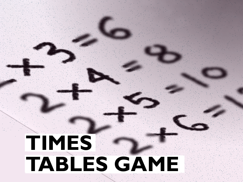 Fun Times Tables Game Template With Interactive Feedback Teaching