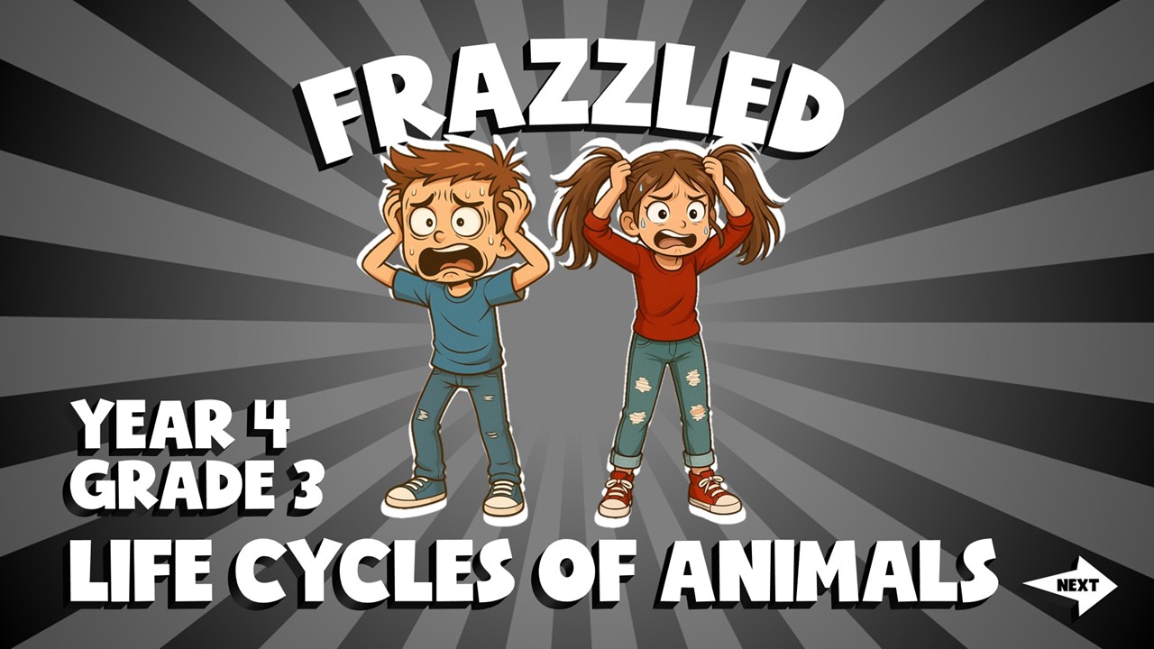 Life Cycles of Animals FRAZZLED Science Game | No-Prep Year 4 Review ...