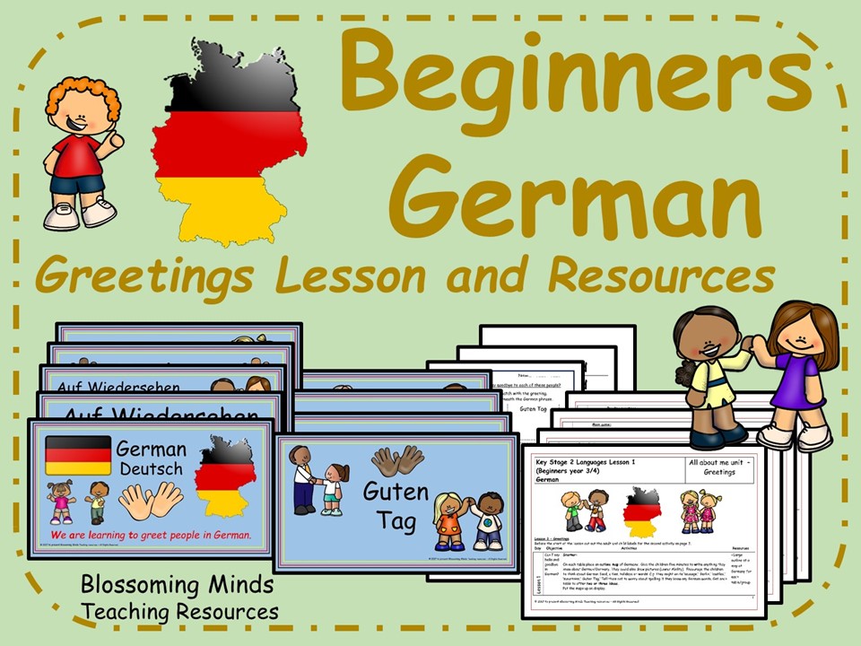 Primary German resources: greetings