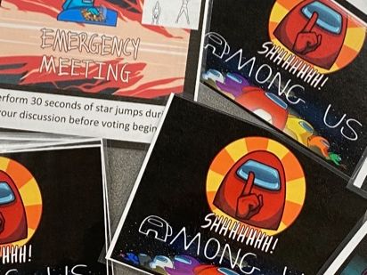 Among Us PE Fitness Circuits | Teaching Resources