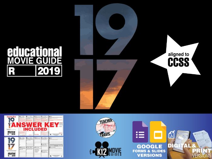 1917 Movie Guide | Questions | Worksheet (R - 2019) | Teaching Resources