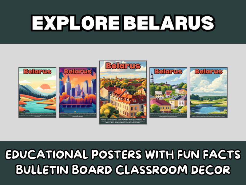 Explore Belarus Europe – Educational Posters with Fun Facts | Bulletin ...
