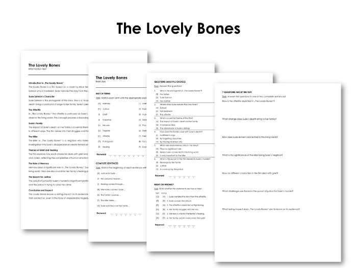 The Movie "The Lovely Bones" | Teaching Resources