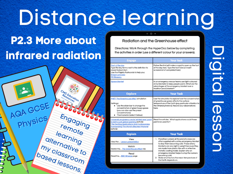 P2 Energy transfer by heating: Distance learning bundle (AQA 9-1 GCSE ...