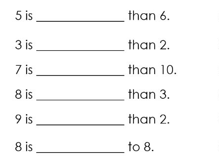 Comparing numbers using greater than and less than Year 1 | Teaching ...