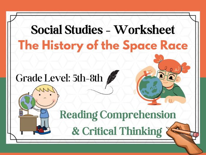 The History of the Space Race: Reading Comprehension Passages ...