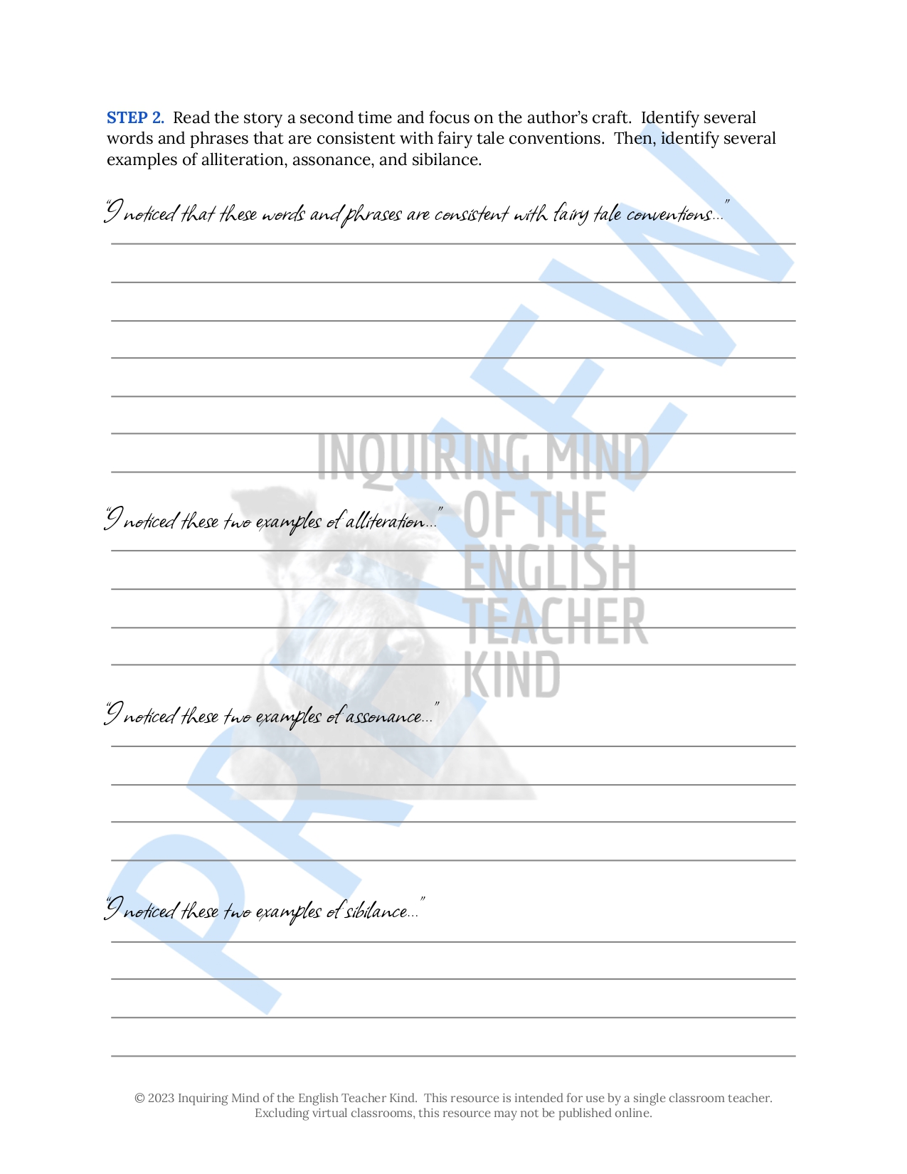 Creative Writing Unit Plan for Modified and Modern Fairy Tales ...