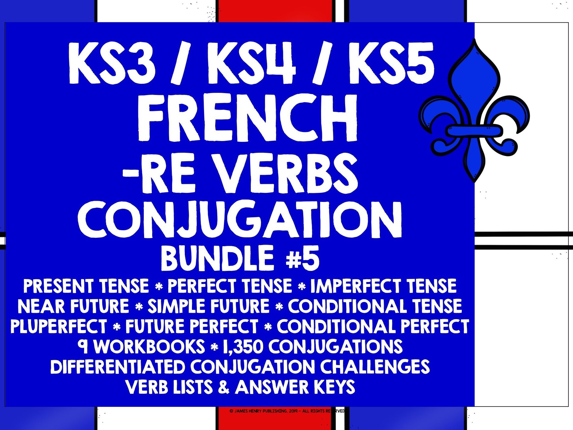 FRENCH RE VERBS CONJUGATION PRACTICE 5 Teaching Resources