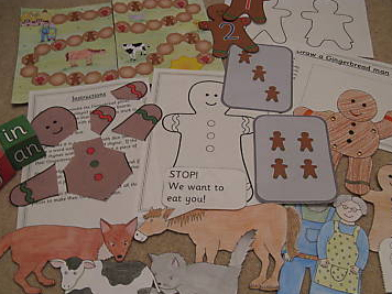 The Gingerbread Man story resource pack- games, worksheets, activities ...