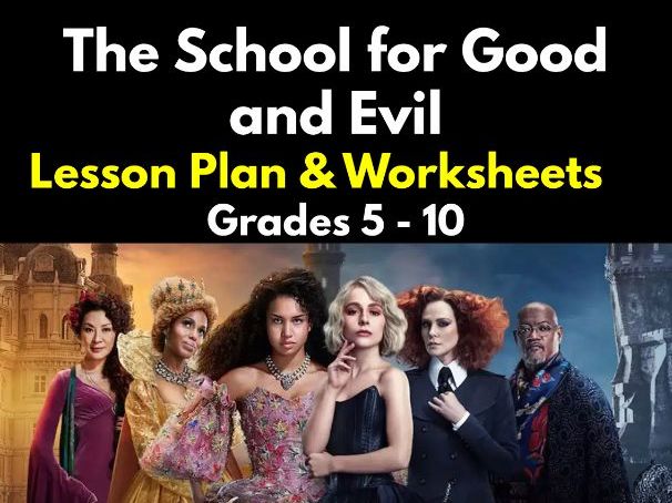 'The School for Good and Evil' Lesson Plan & Worksheets | Grades 5-10 ...