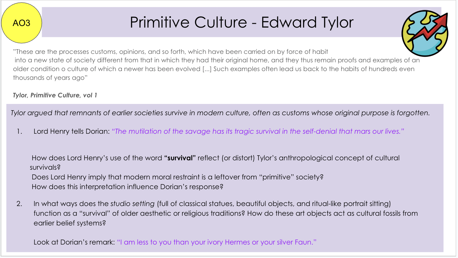 Oscar Wilde The Picture of Dorian Gray - Chapter 2 | Teaching Resources