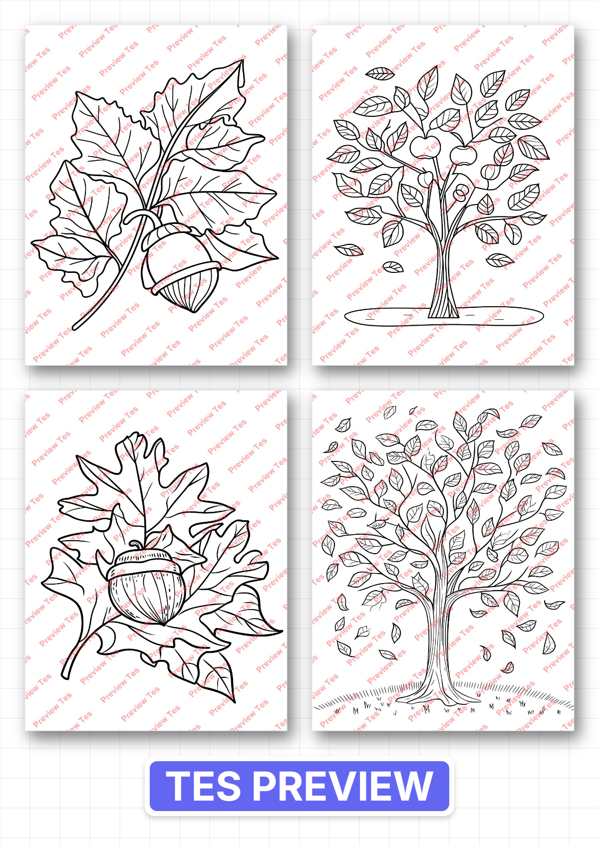 September Colouring Pages | 60 Autumn Fall Leaves Printable Worksheets ...