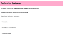 Sentence Types | Teaching Resources