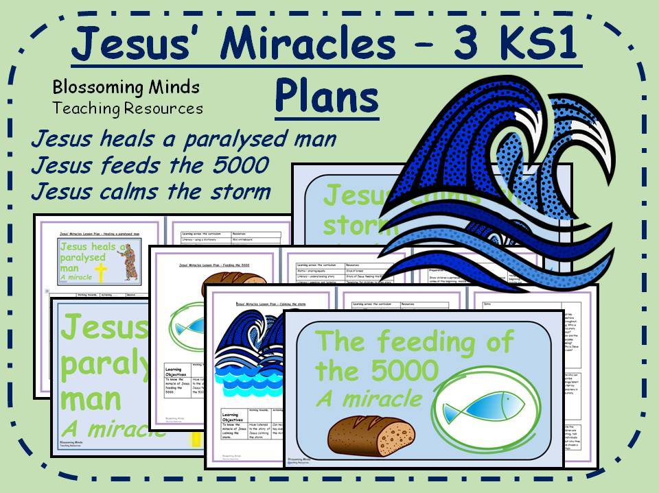 Jesus' Miracles 3 lesson RE unit - KS1 | Teaching Resources