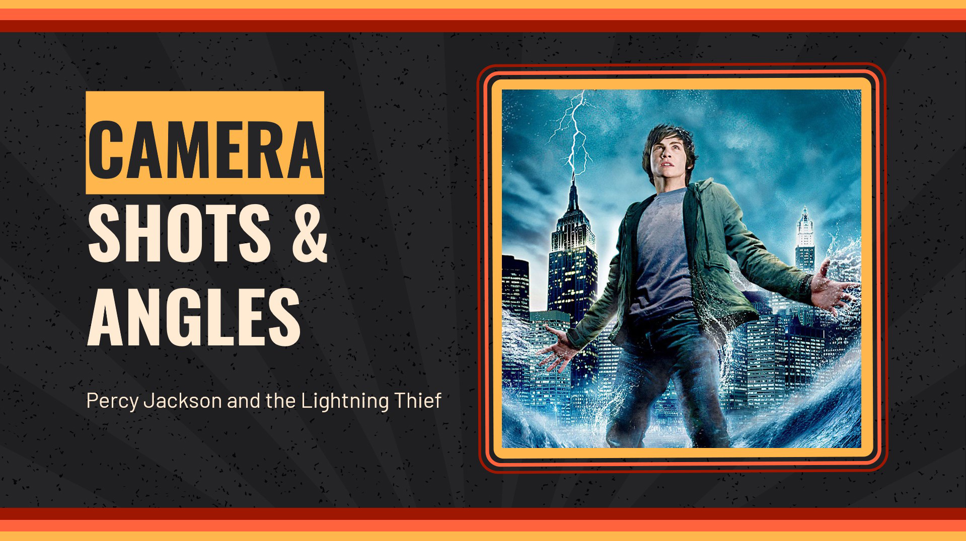 Percy Jackson Camera Shots and Angles Cinematic Film Techniques ...