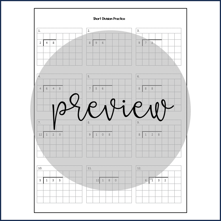 Engaging Short Division Practice for UK Primary Schools | Build ...
