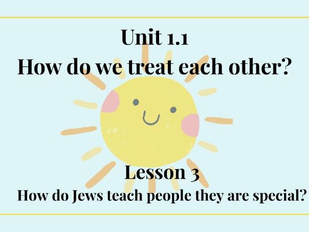 KS1 RE Unit 1.1 – How do people know how to treat each other? (6 Lesson ...