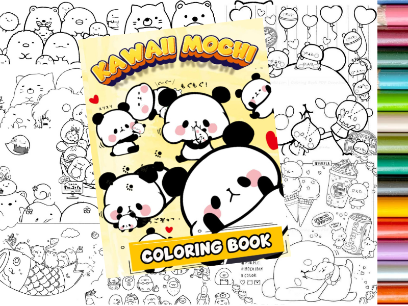Kawaii Mochi Magic: Adorable Printable Coloring Pages | Teaching Resources