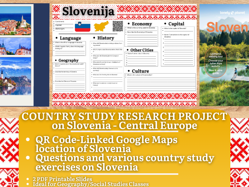 Country Study Research Project - Slovenia - Social Studies - Central ...