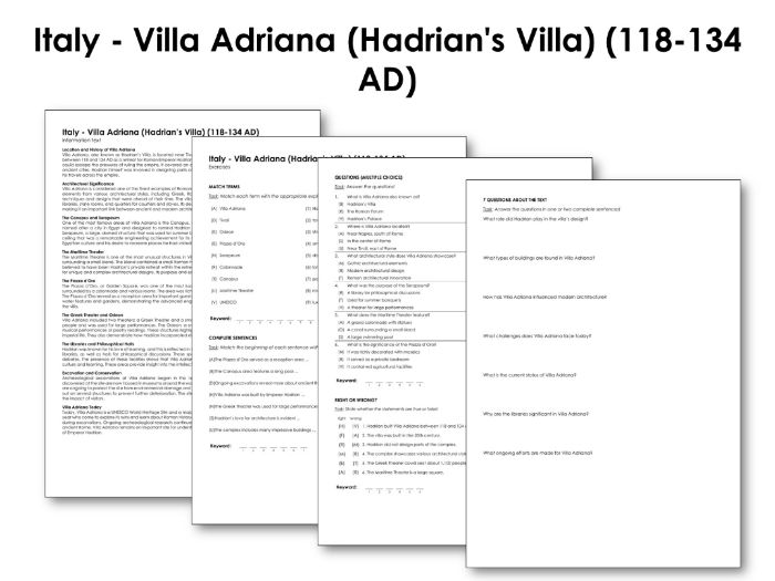 Italy - Villa Adriana (Hadrian's Villa) (118-134 AD) | Teaching Resources
