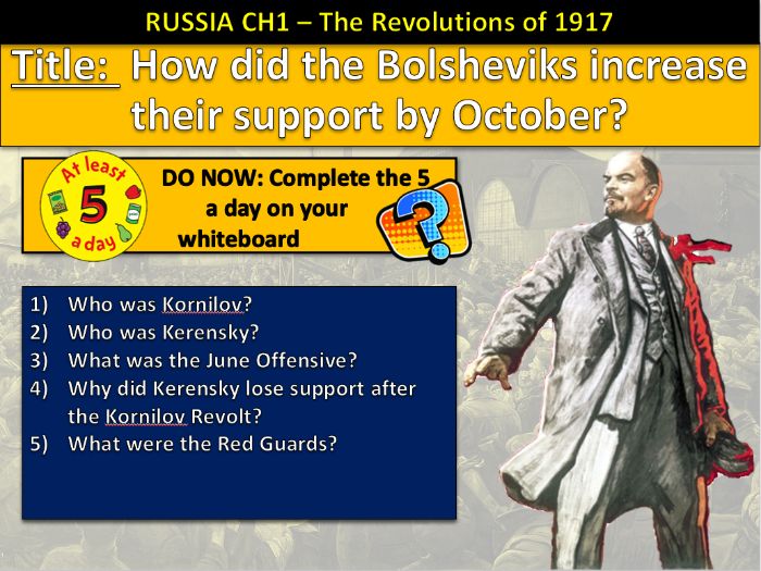 Edexcel GCSE History 9–1 Russia 1917–41 | Lesson 8 | Increasing ...