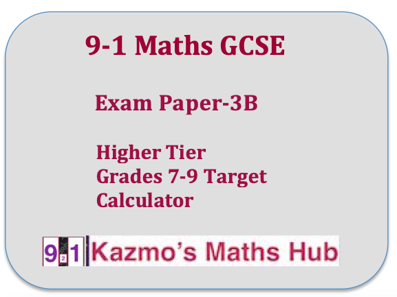 9 1 GCSE Maths Exam Paper Teaching Resources 9 1 GCSE Maths Exam Paper Teaching Resources