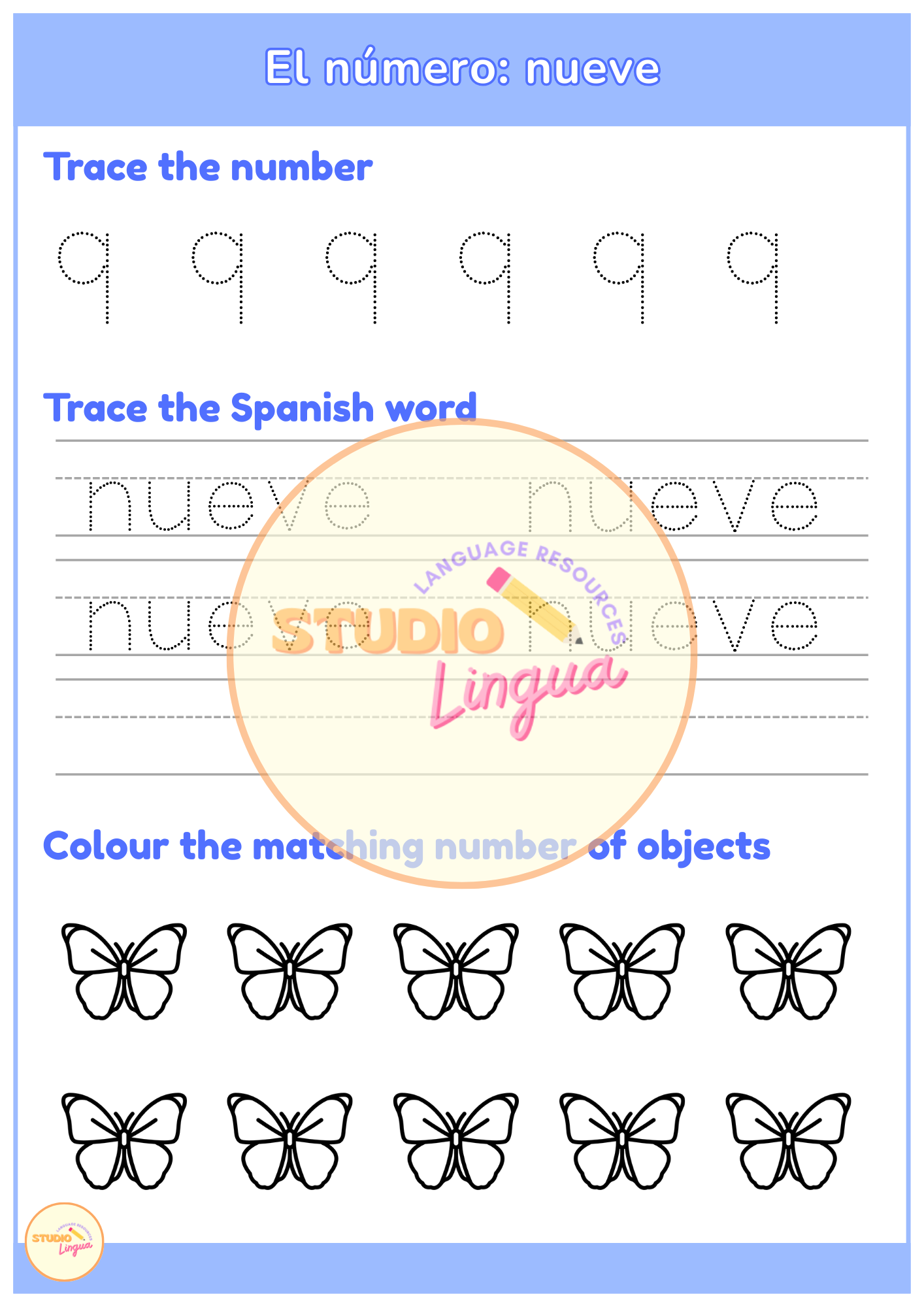 Spanish Numbers 0–10 | EYFS / Preschool Pack | Printable PDF | Teaching ...